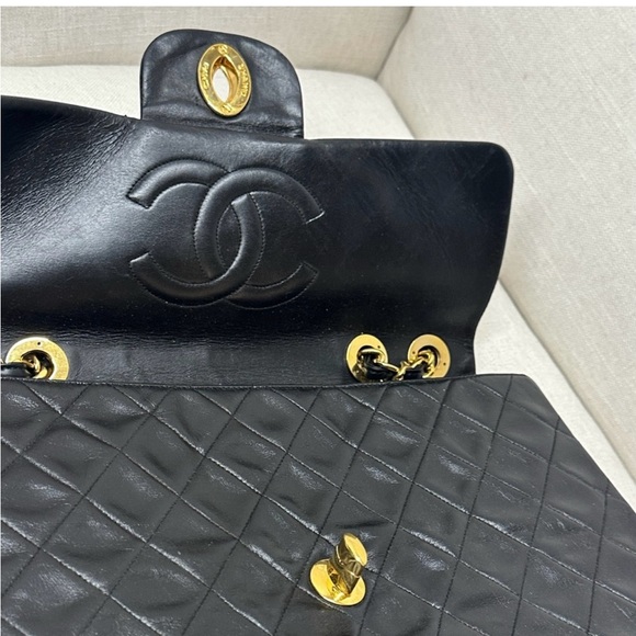 CHANEL | Bags | Chanel Vintage Lambskin Maxi Cc Single Flap Bag | Poshmark